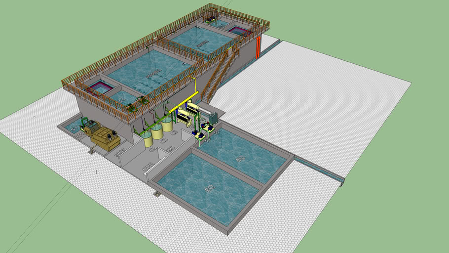 Desain IPAL | 3D Warehouse