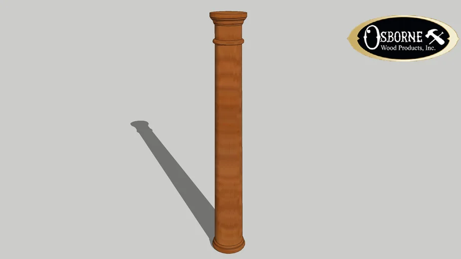 Traditional Kitchen Island Column | 3D Warehouse