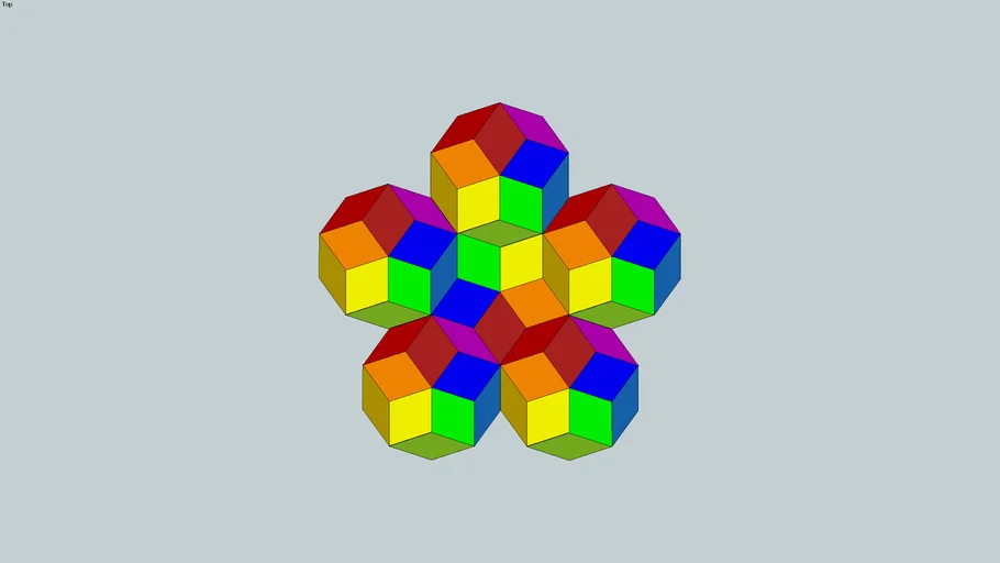 Decahedron 3D Illusion | 3D Warehouse