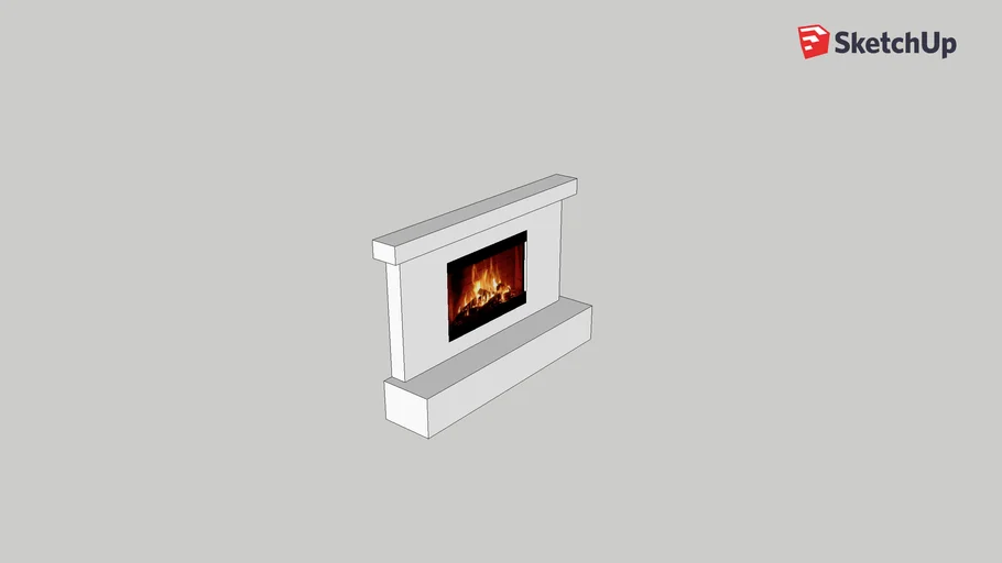 Absolute Modern Fireplace | 3D Warehouse