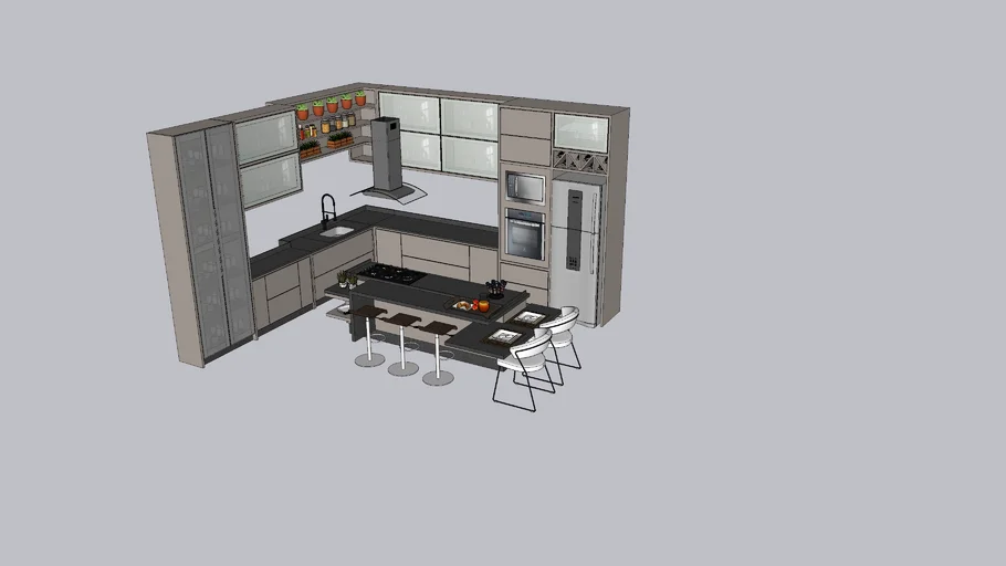 Cozinha completa | 3D Warehouse