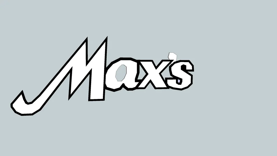 max restaurant logo | 3D Warehouse
