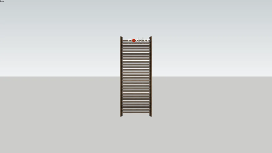 Facade Aluminium Landscape 2.5 x 2.5 gap 2.5 cm modulum | 3D Warehouse