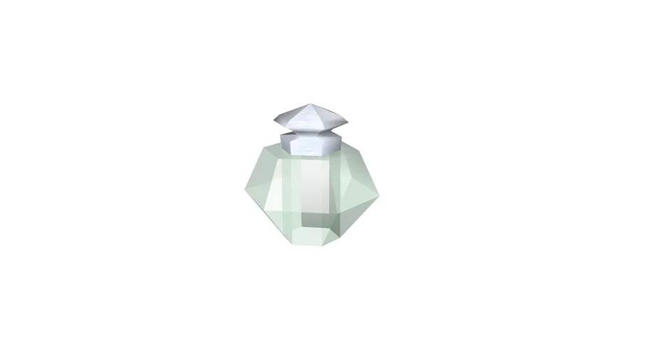 octagonal glass bottle | 3D Warehouse