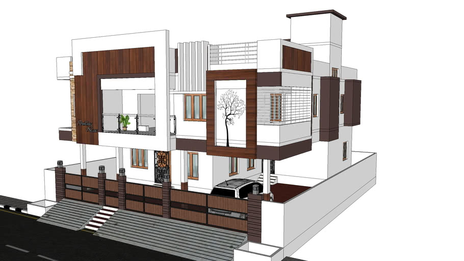 Elevation-HomePlanGuru | 3D Warehouse