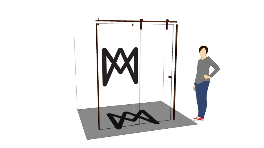 Box de correr rose gold | 3D Warehouse