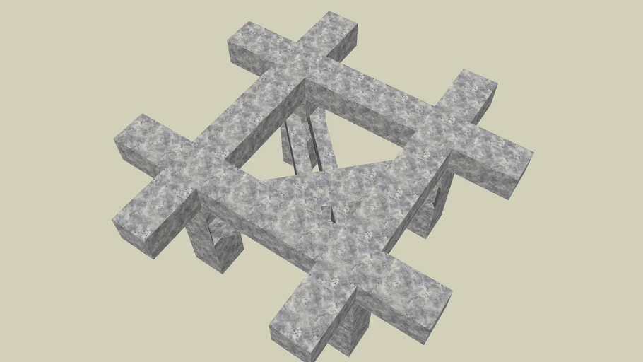 4 Pillar Structure | 3D Warehouse