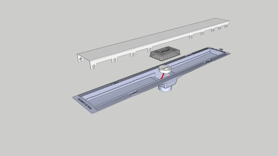 Ralo Elleve - Smart Oculto Seco | 3D Warehouse