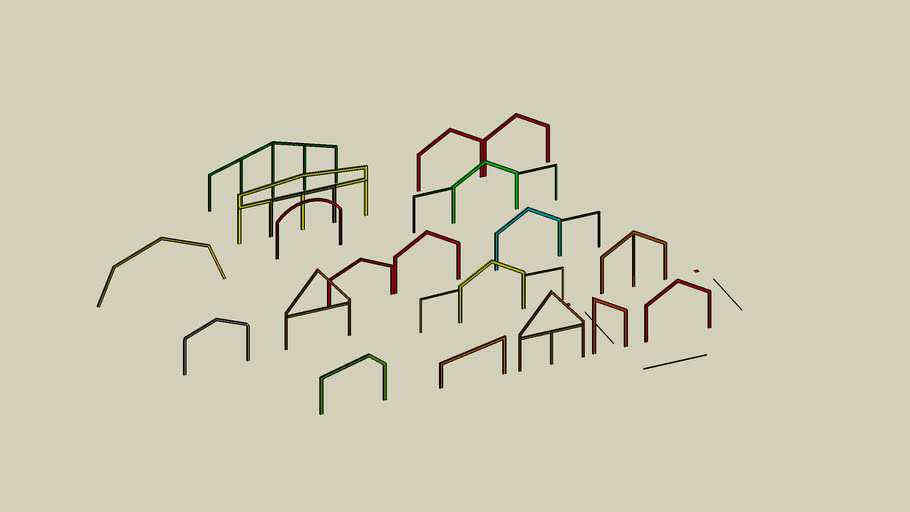 Types of Steel Portal Frames | 3D Warehouse