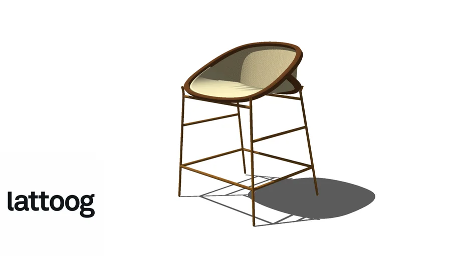 Banqueta Eclipse - Lattoog | 3D Warehouse