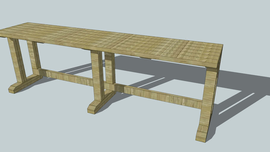 Wooden Table | 3D Warehouse