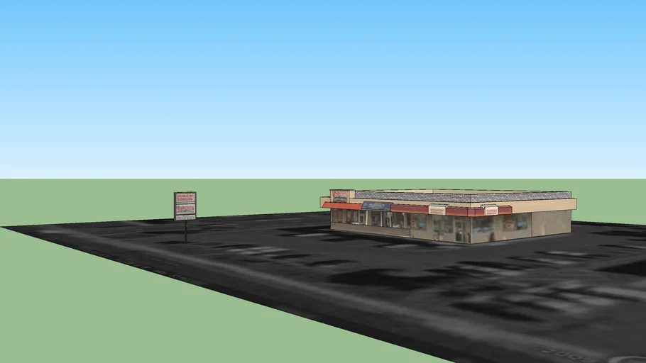 Popeye's/Dunkin' Donuts | 3D Warehouse