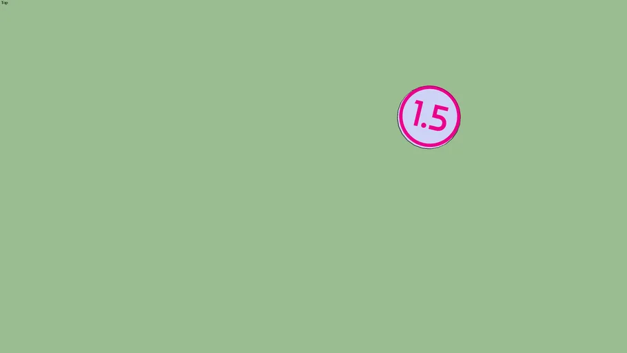 1.5 sign | 3D Warehouse