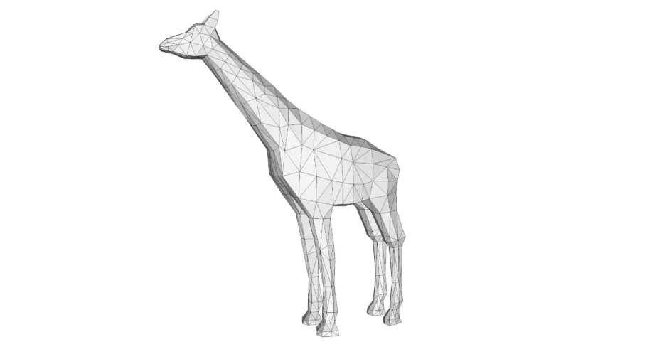 Low-Poly-Giraffe | 3D Warehouse