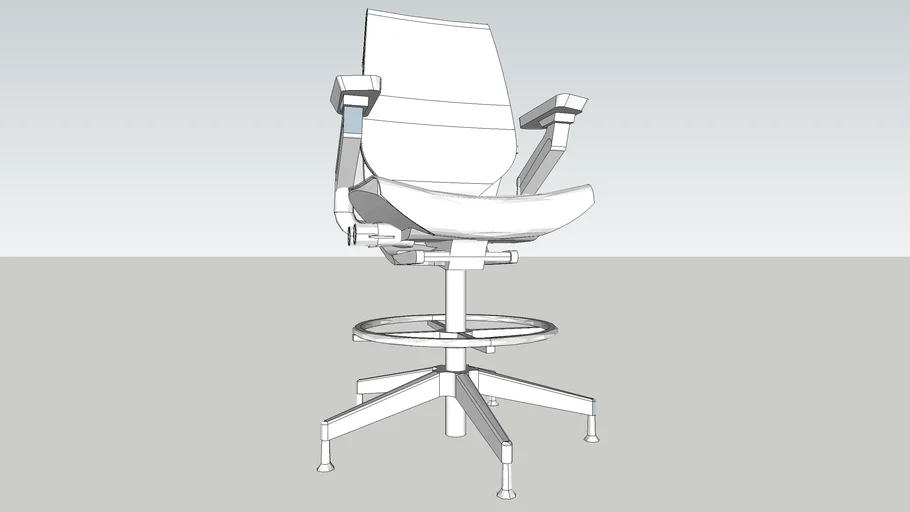 Steelcase - Gesture - Stool | 3D Warehouse