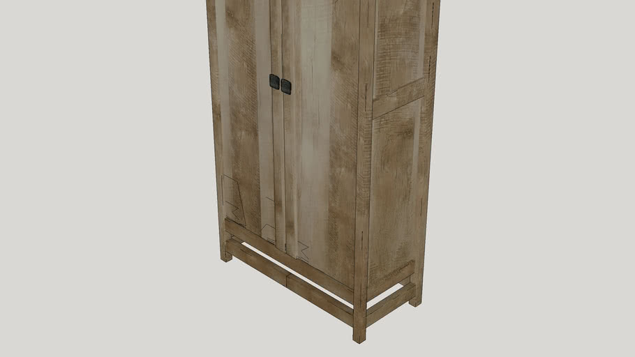 Sunlight Spire 2 Door Storage Cabinet | 3D Warehouse