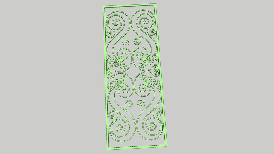 pattern cnc panel 454 | 3D Warehouse