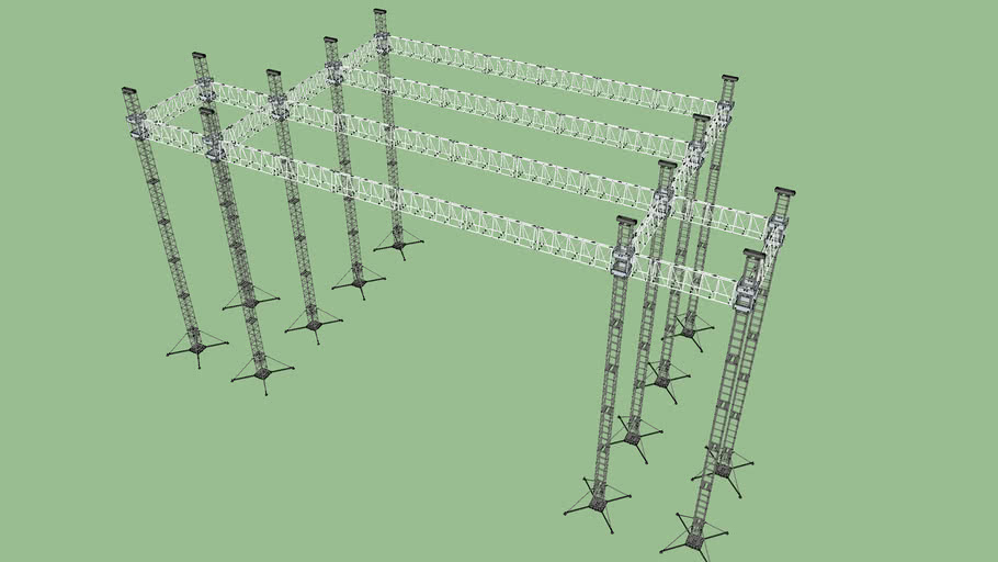 ground support-truss | 3D Warehouse