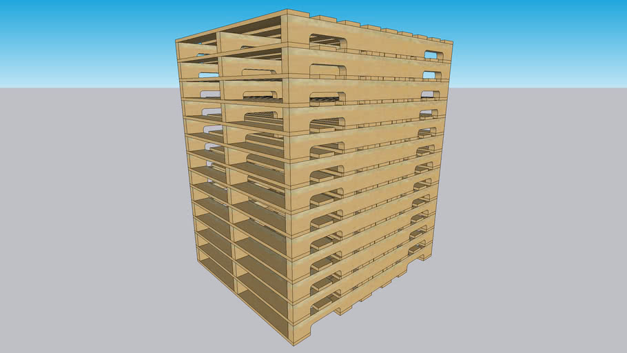 Stack of Pallets | 3D Warehouse