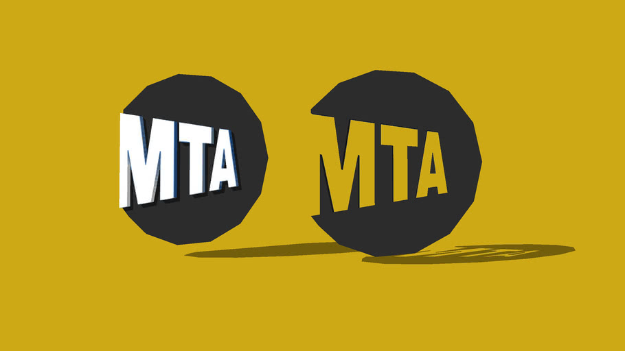 MTA logo (Metropolitan Transportation Authority ) | 3D Warehouse