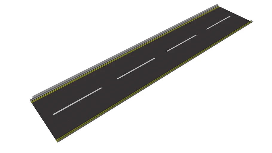 UK Single Carriageway Road | 3D Warehouse