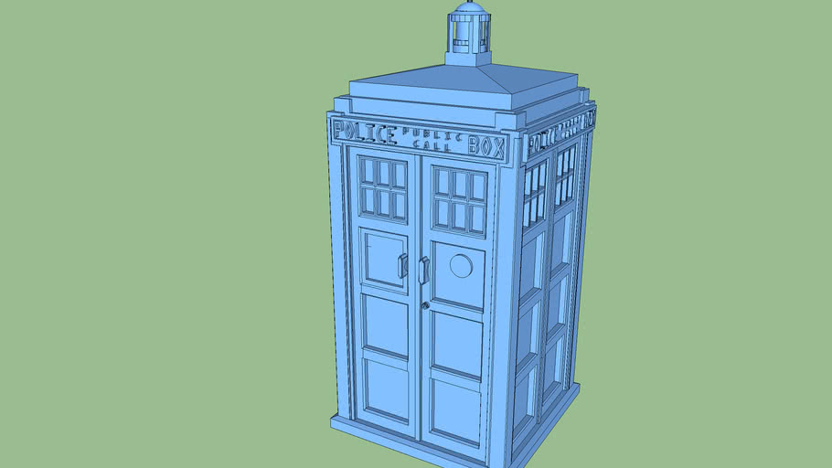 TARDIS from Doctor Who | 3D Warehouse