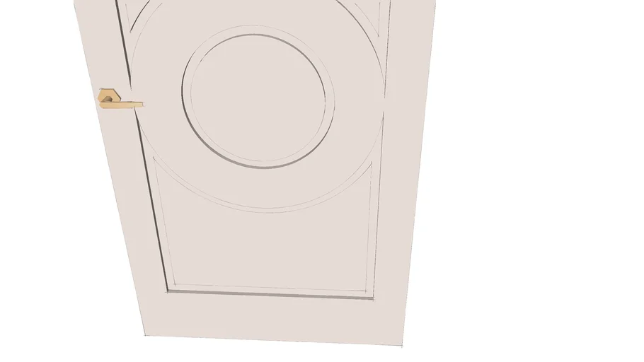 Door- circle panel | 3D Warehouse