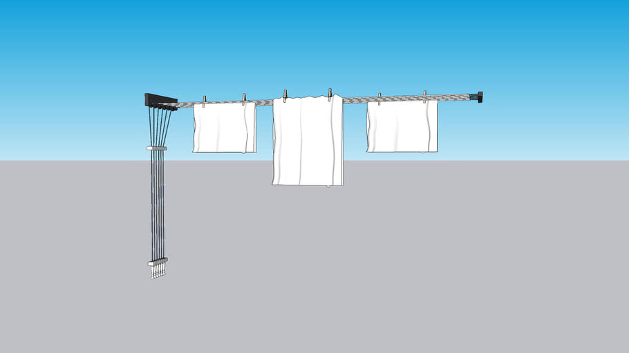 Clothes line | 3D Warehouse