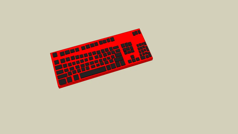 keyboard | 3D Warehouse