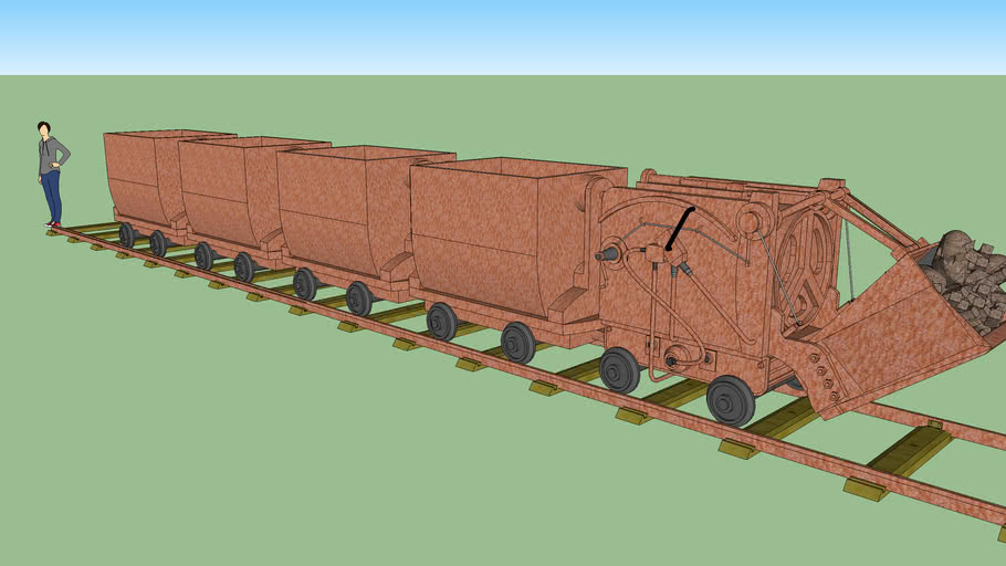 Old Mine Train - Vecchio Treno da Miniera | 3D Warehouse