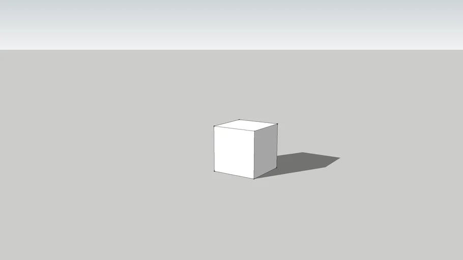 1m Cube | 3D Warehouse