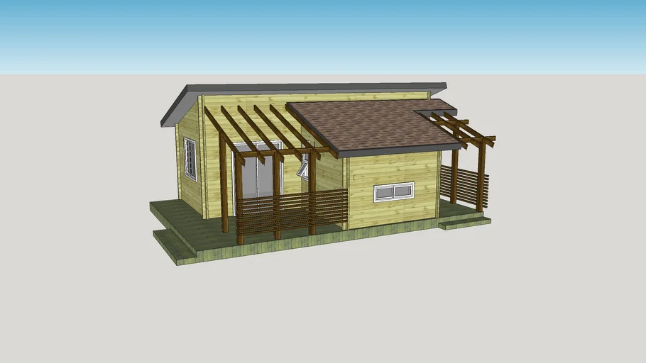 TIMBER BLOCK HOUSE | 3D Warehouse