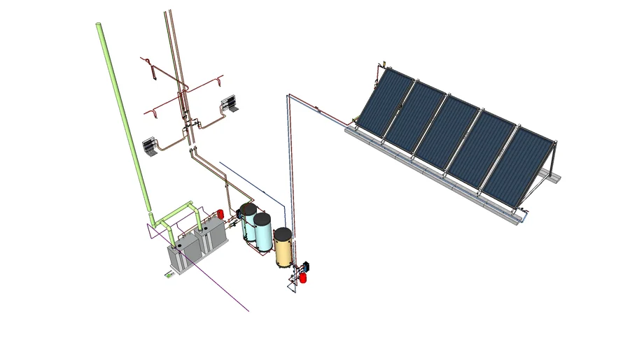 Instala ACS+CALEFA central - 1 | 3D Warehouse