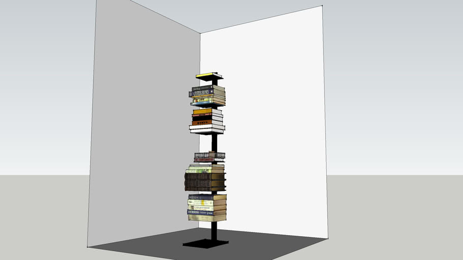 Freestanding Metal Book Stand | 3D Warehouse