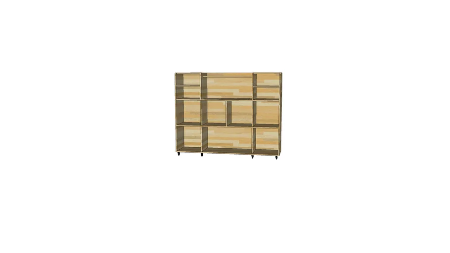 wooden shelf | 3D Warehouse