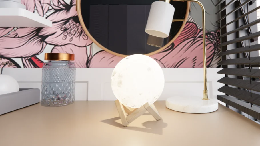 Moon Lamp With Stand | 3D Warehouse