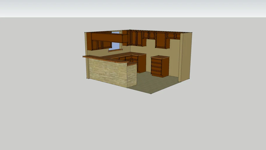 Small Kitchen | 3D Warehouse