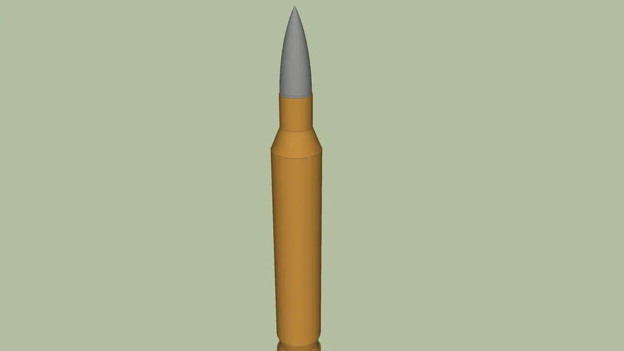 .223 caliber bullet .62×39mm] | 3D Warehouse
