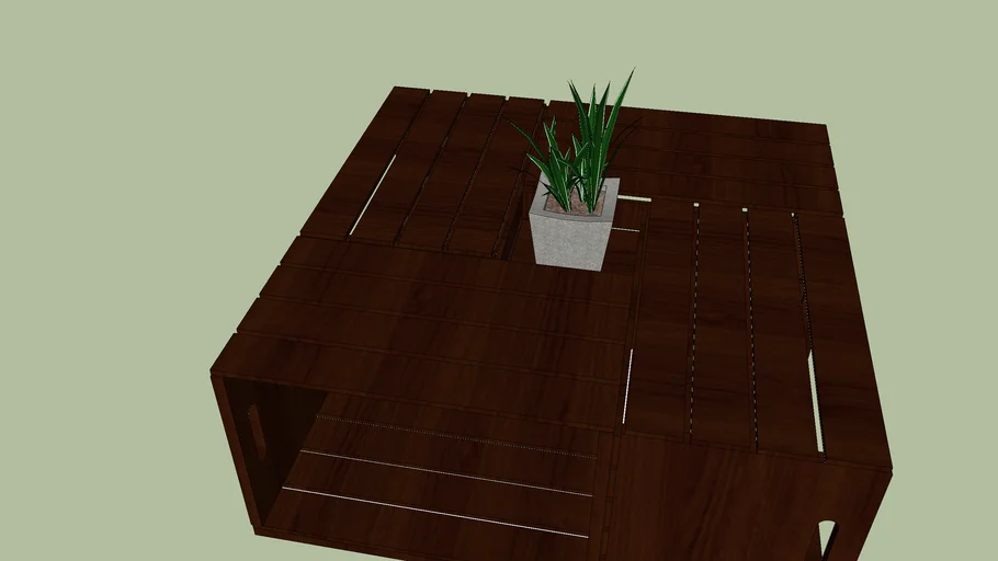 Pallet Box Table | 3D Warehouse