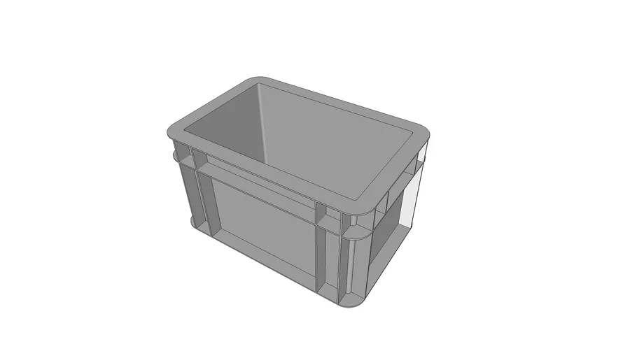 Surplus_Systems_Eurobox_L30cmxB20cmxH17cm | 3D Warehouse