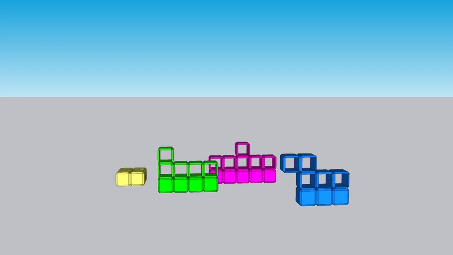 display tetris | 3D Warehouse