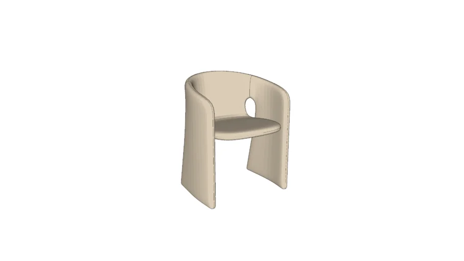 Celeste Armchair (Bone) | 3D Warehouse