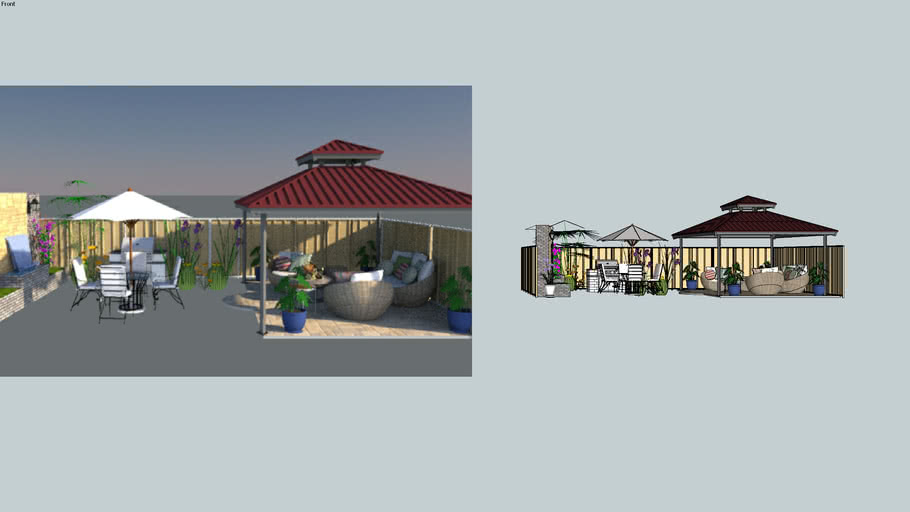 patio design | 3D Warehouse