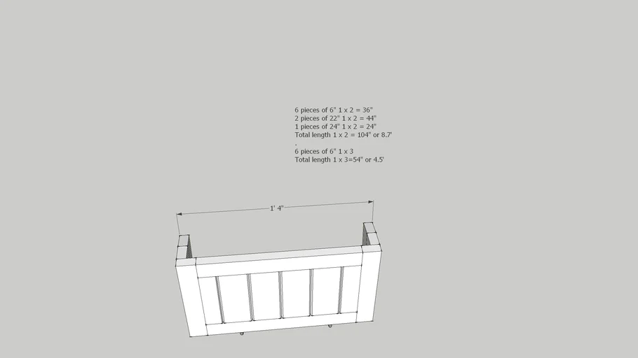 Landing strip bin | 3D Warehouse