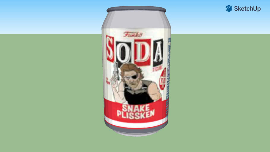 Funko Soda Snake Plissken can | 3D Warehouse