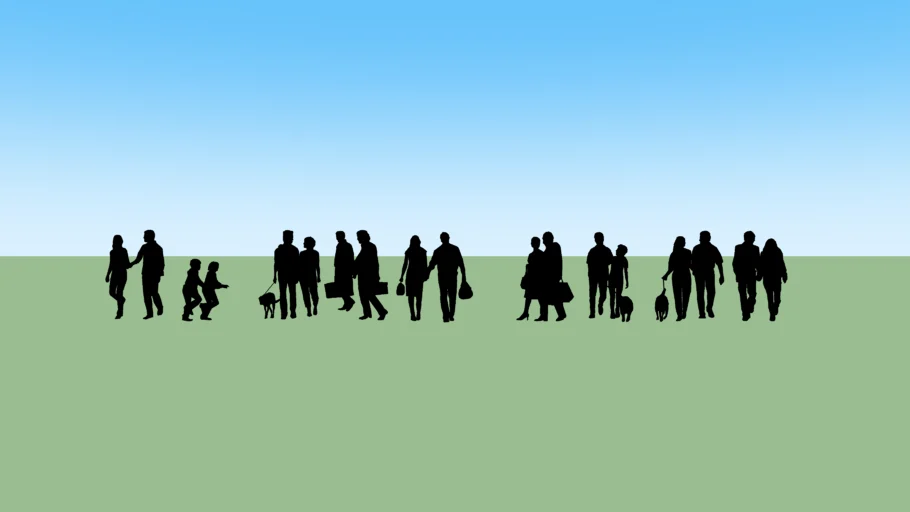 ARGO Architects-human figures01-couples | 3D Warehouse