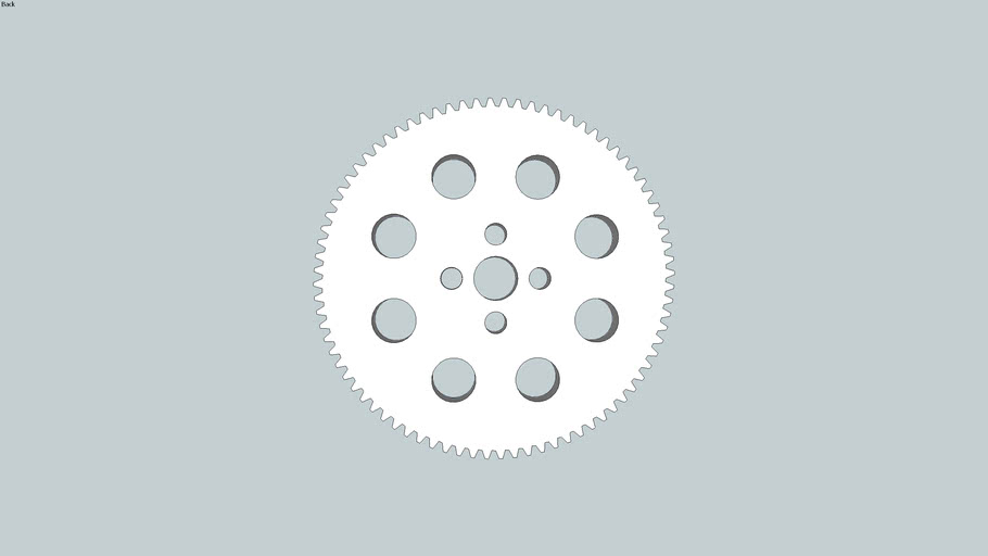 80 Tooth Gear | 3D Warehouse