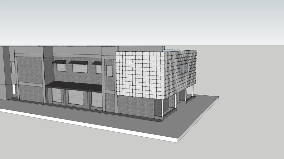 scs central office gray with base | 3D Warehouse