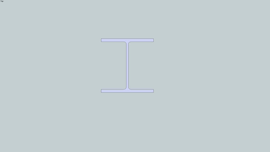 Steel Wide Flange Beam W6x20 | 3D Warehouse