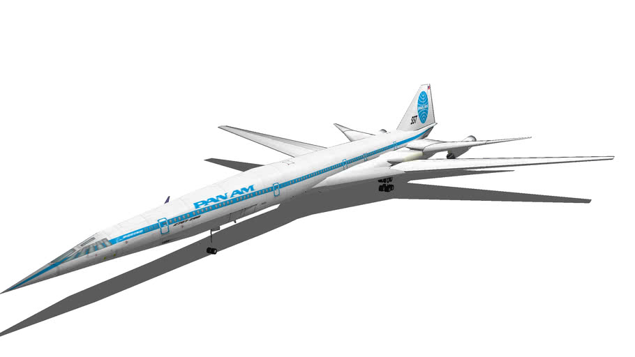 Boeing 2707-200 SST | 3D Warehouse